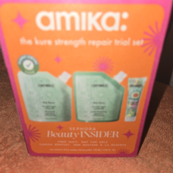 amika | Hair | Amika Kure Strength Repair Trial Set Orange And Green ...